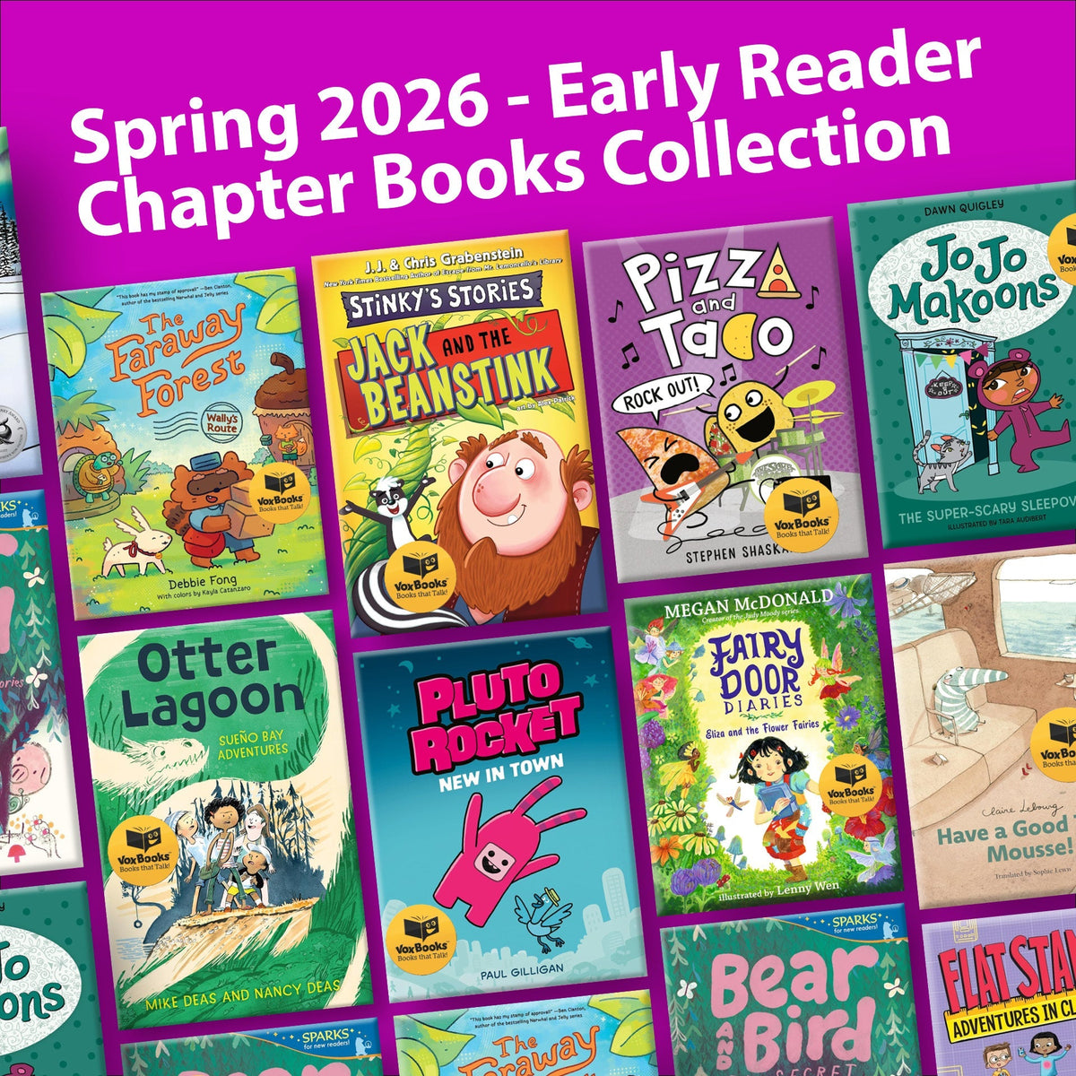 Spring 2026 - Early Reader Chapter Books Collection – VOX Books