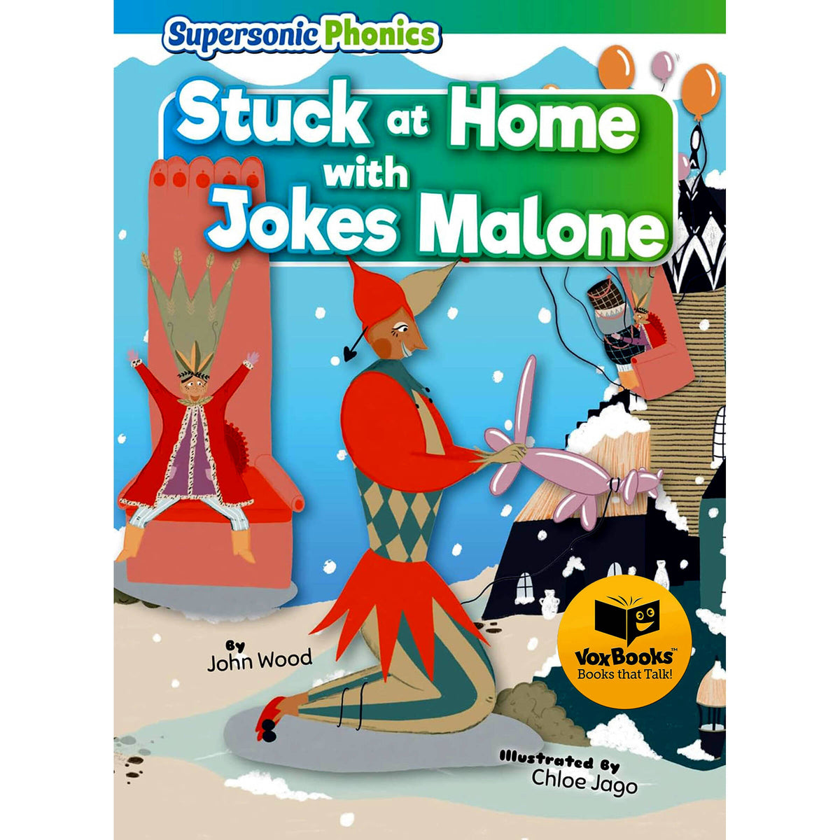 Book Title: Stuck at Home with Jokes Malone – VOX Books