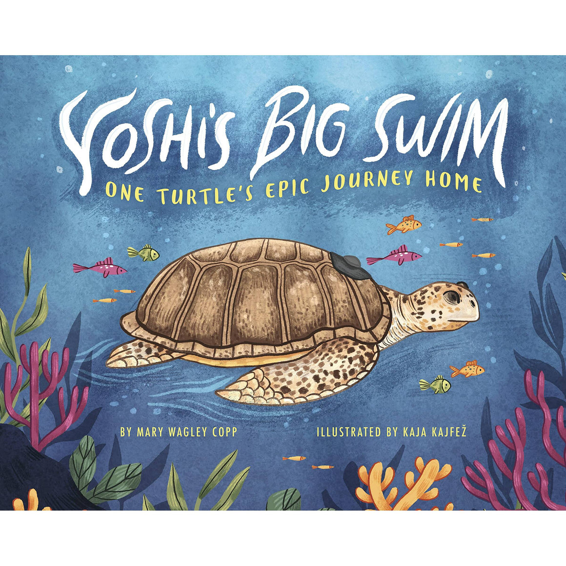 Book Title: Yoshi's Big Swim: One Turtle's Epic Journey Home – VOX Books